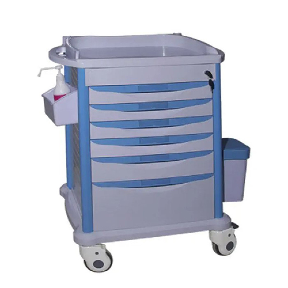 Medication Trolley 6 Drawers YA-MT62512B | spama medical